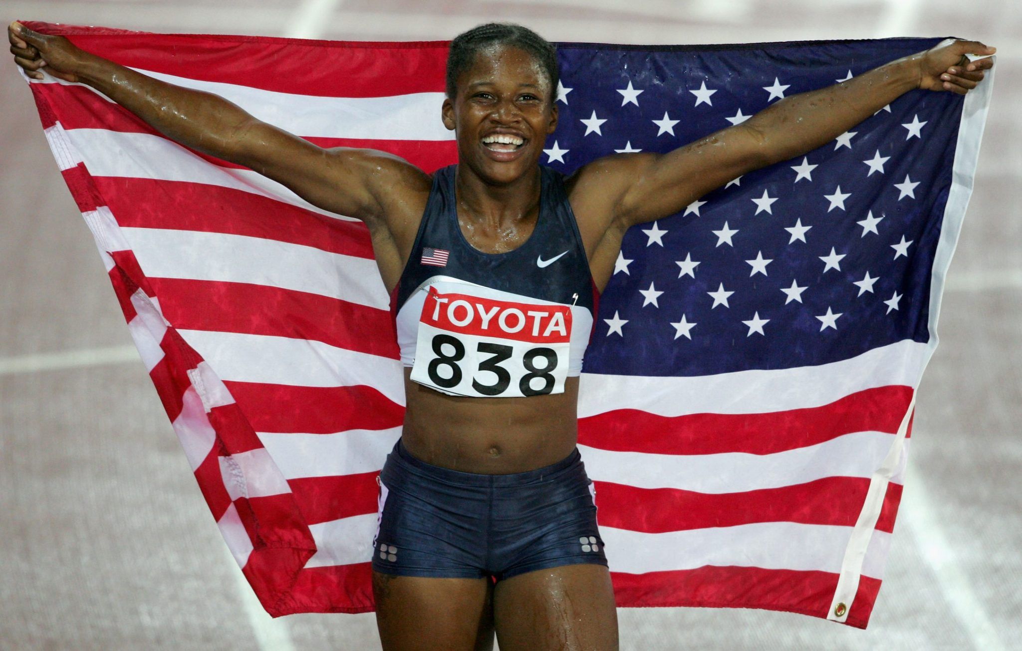U.S. Olympic gold medalist track star went from…