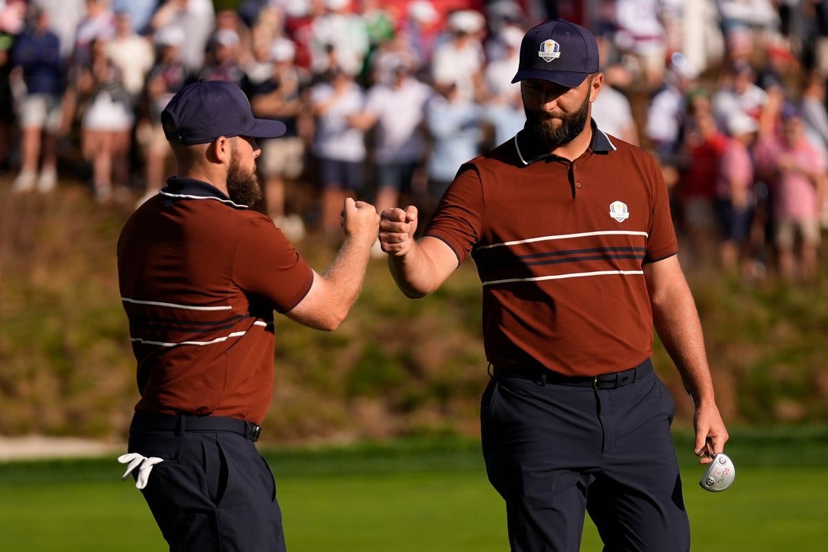 Europe romps to another session win in Ryder Cup for a…