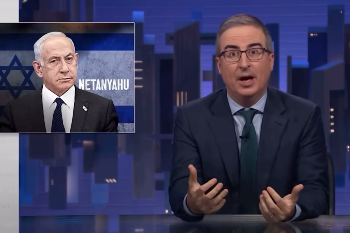 John Oliver rages at ‘desperate SOB’ Netanyahu for…