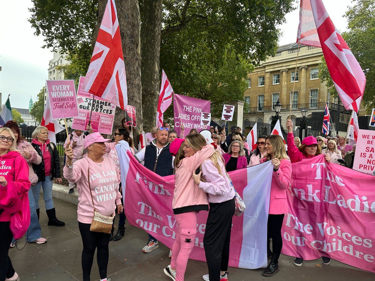 London protests LIVE: 'Pink Protest' held in…