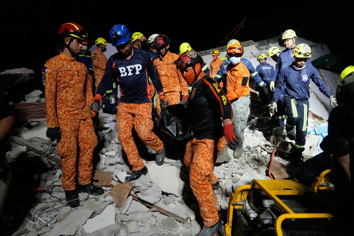 Photos show destruction and rescue efforts after…