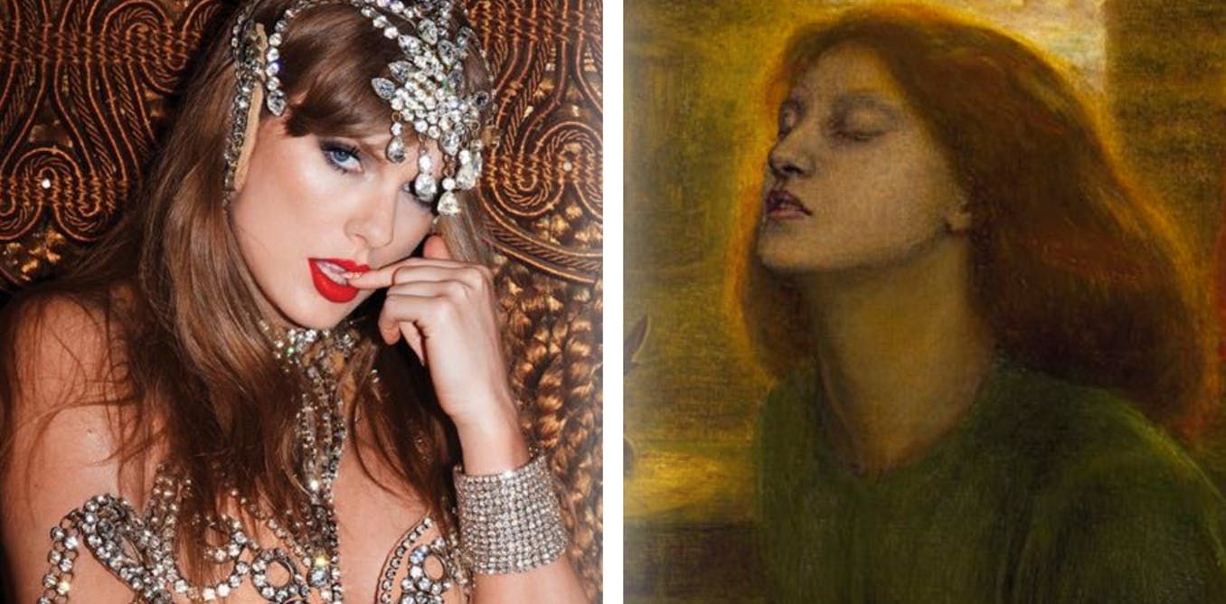 The pre-Raphaelite muse who inspired Taylor Swift’s…