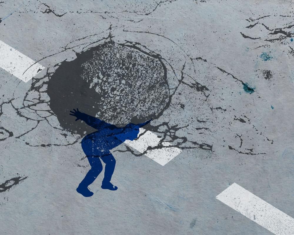 It hurt when I crashed my bike into a pothole – and it…