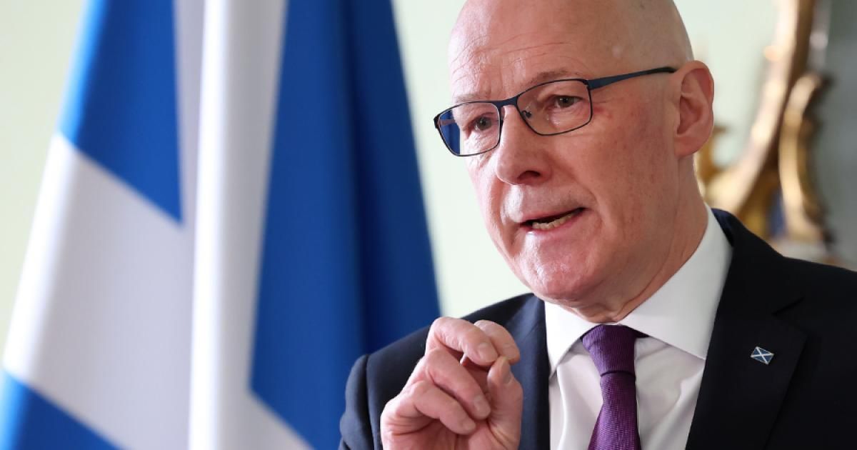 John Swinney urges 'long-lasting peace' as he marks…