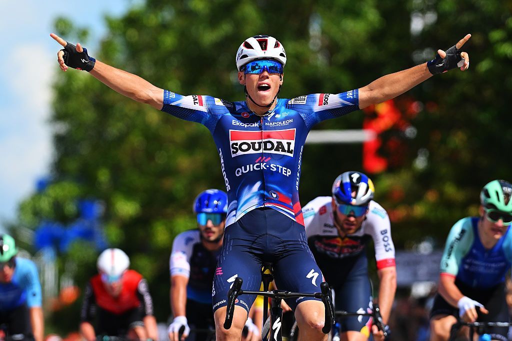 Paul Magnier sprints to victory on stage 1 of Tour of…