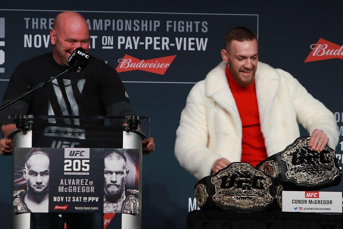 Dana White addresses Conor McGregor anti-doping ban…