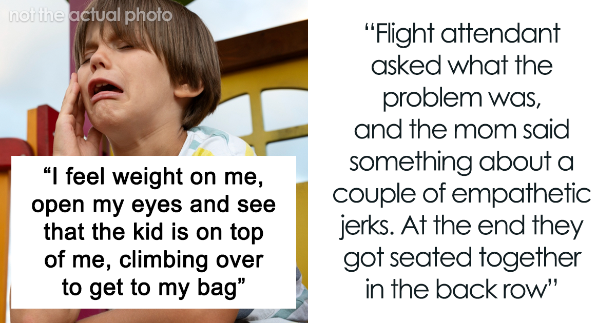 Guy Makes Kid Cry Multiple Times On A Plane After…