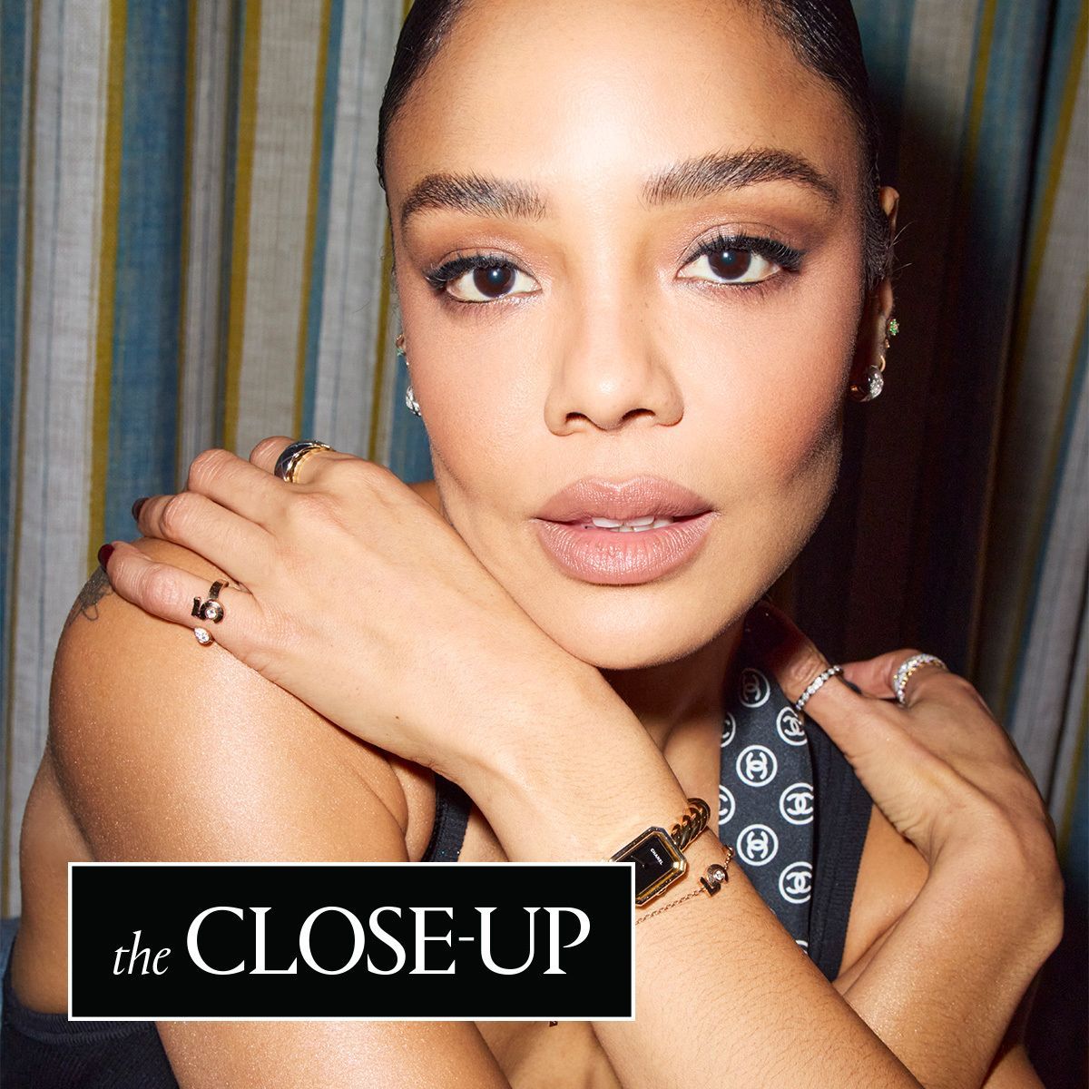 How Does Tessa Thompson Make Chanel's Signatures Her…