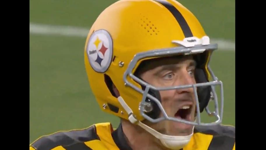 Sports Illustrated - NBC Camera Caught Aaron Rodgers…