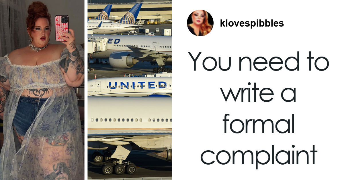 Plus-Size Model Exposes Flight Attendant For…