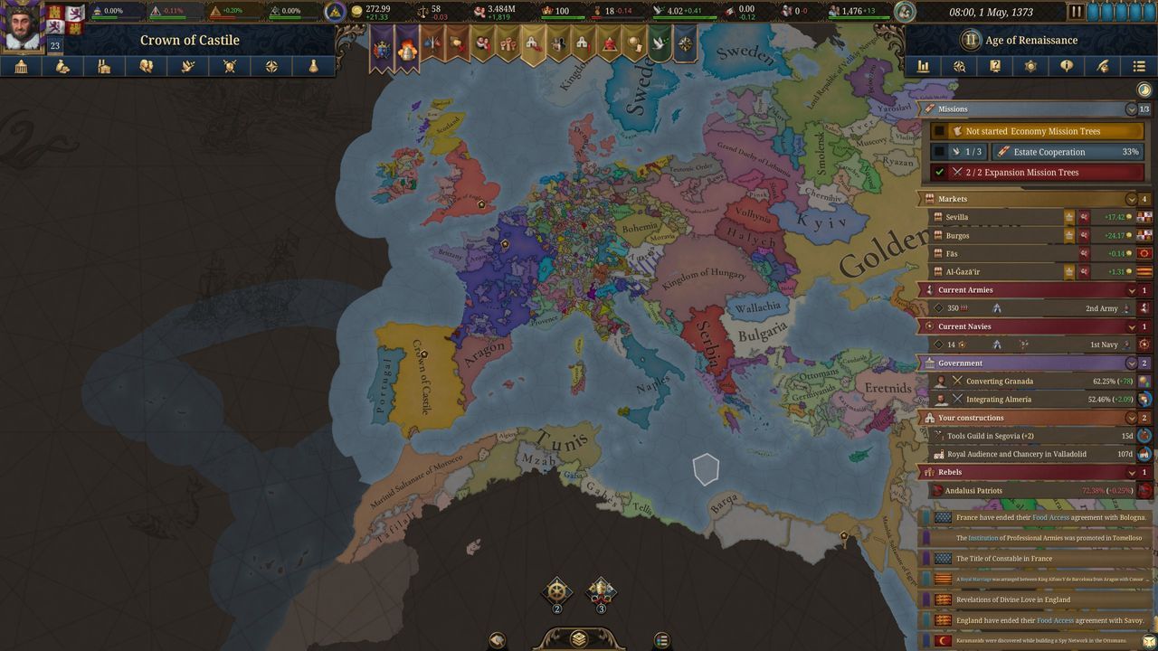 Europa Universalis 5 is an instant grand strategy…