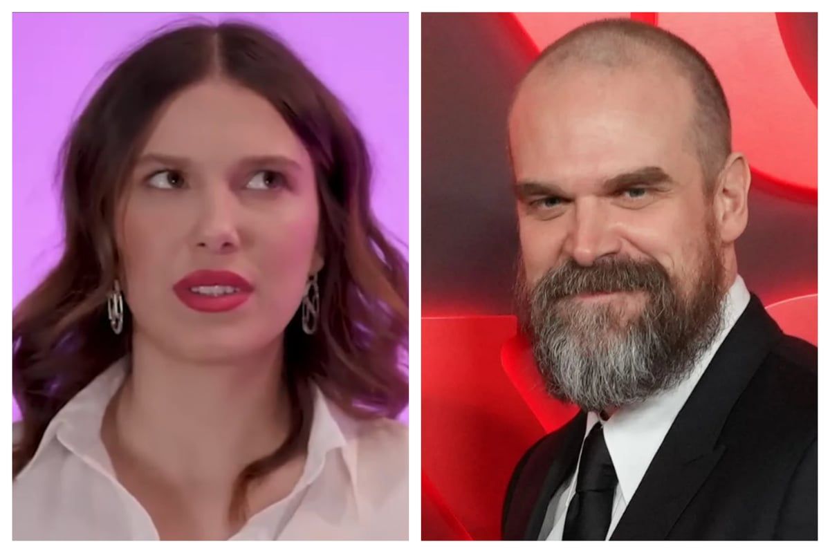 Millie Bobby Brown's awkward 'hint' at David Harbour…