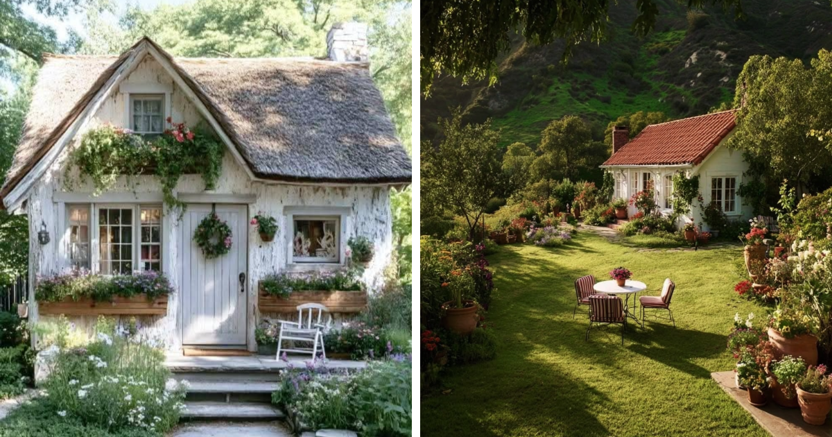 “Dream Cottages And Gardens”: 58 Idyllic Photos That…