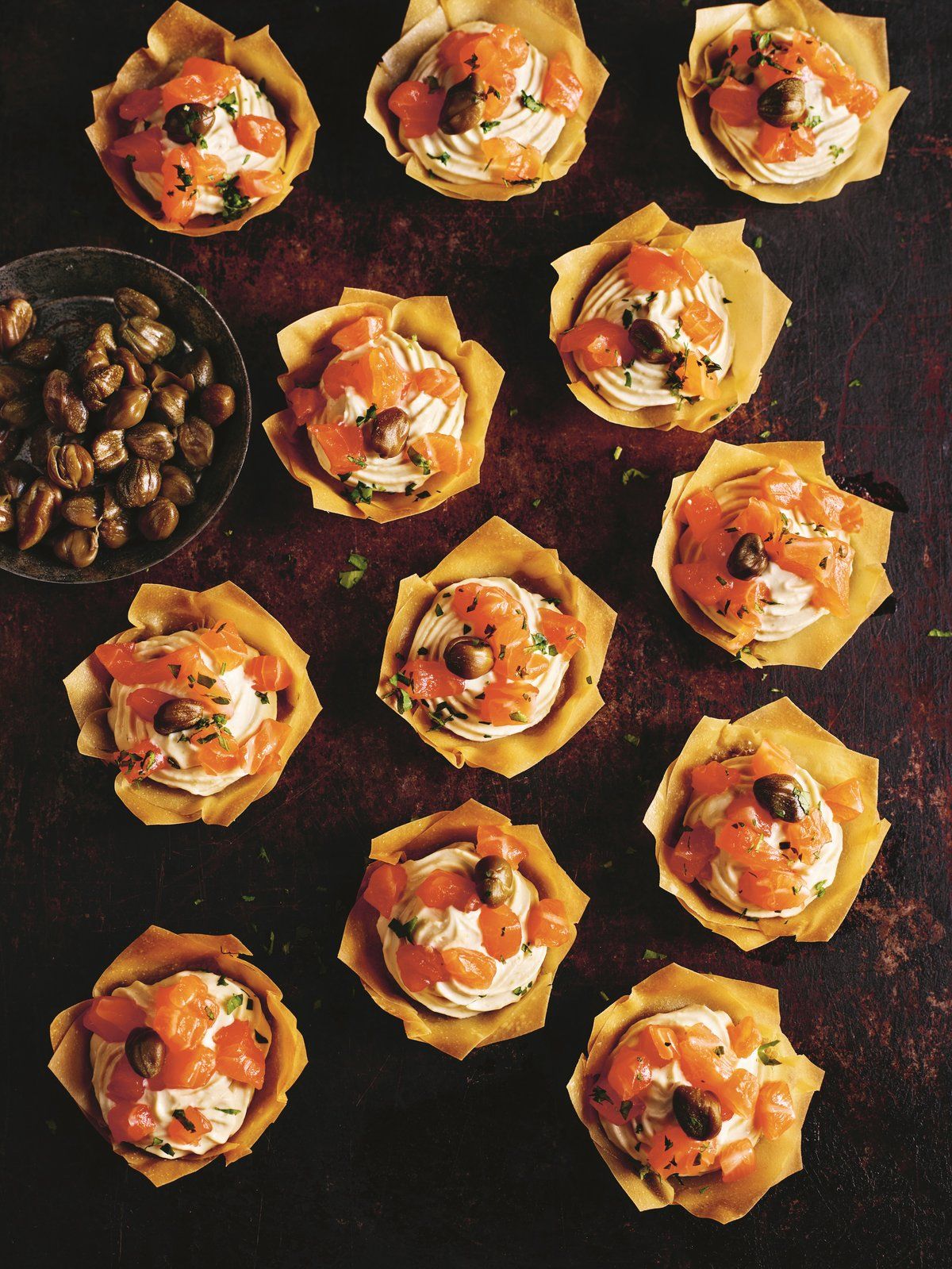 Rick Stein's favourite Christmas canapé: Filo tartlets…