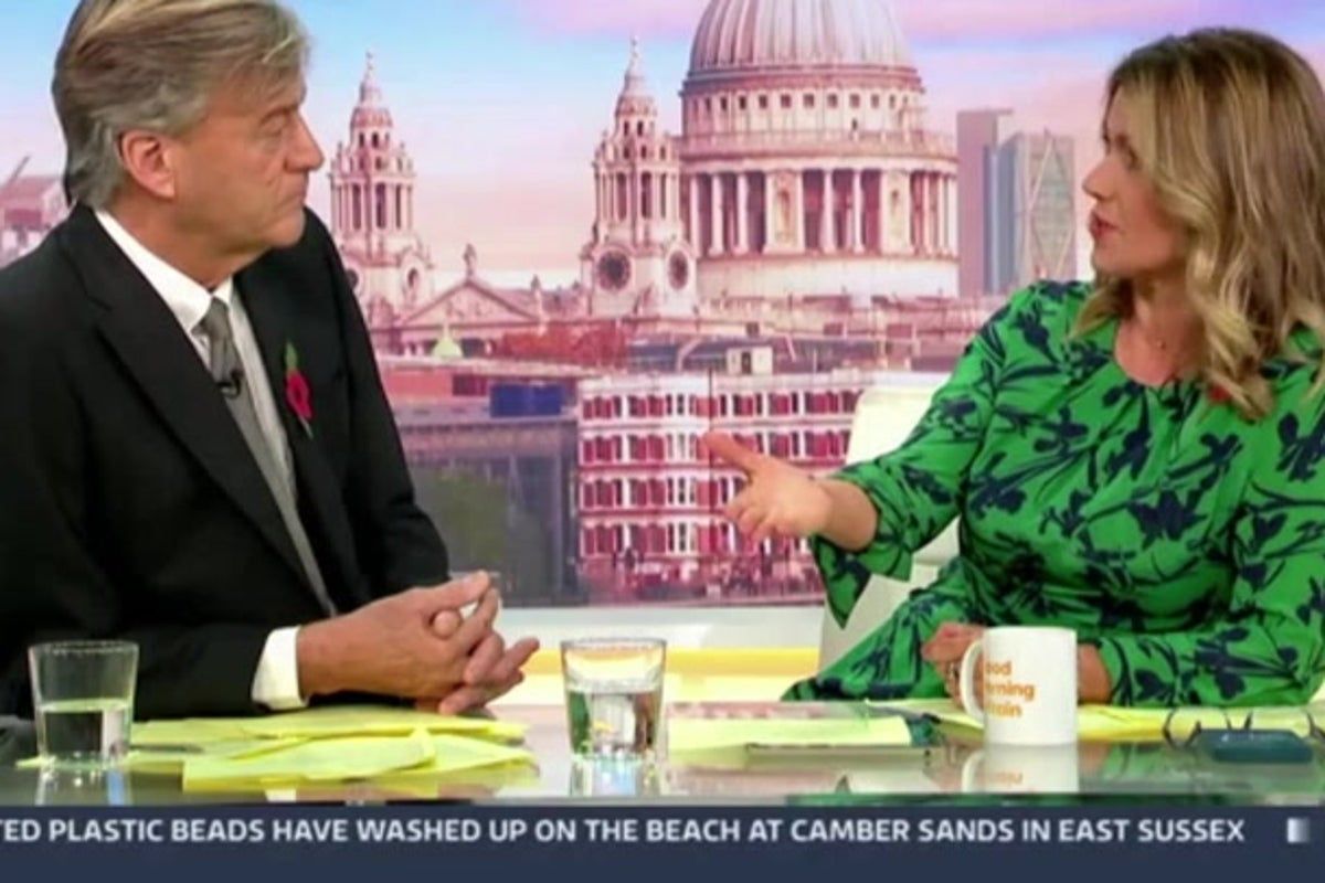 GMB presenters Susanna Reid and Richard Madeley clash…