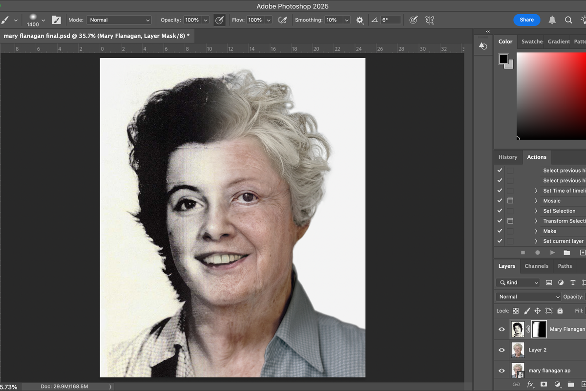 How are age progression photos made for missing people?