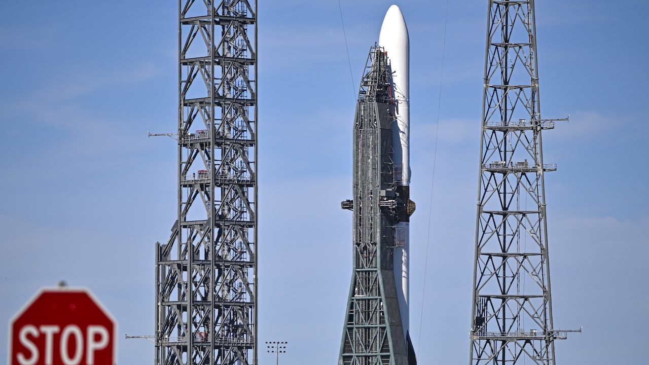 Launch of historic Mars mission aboard Blue Origin's…