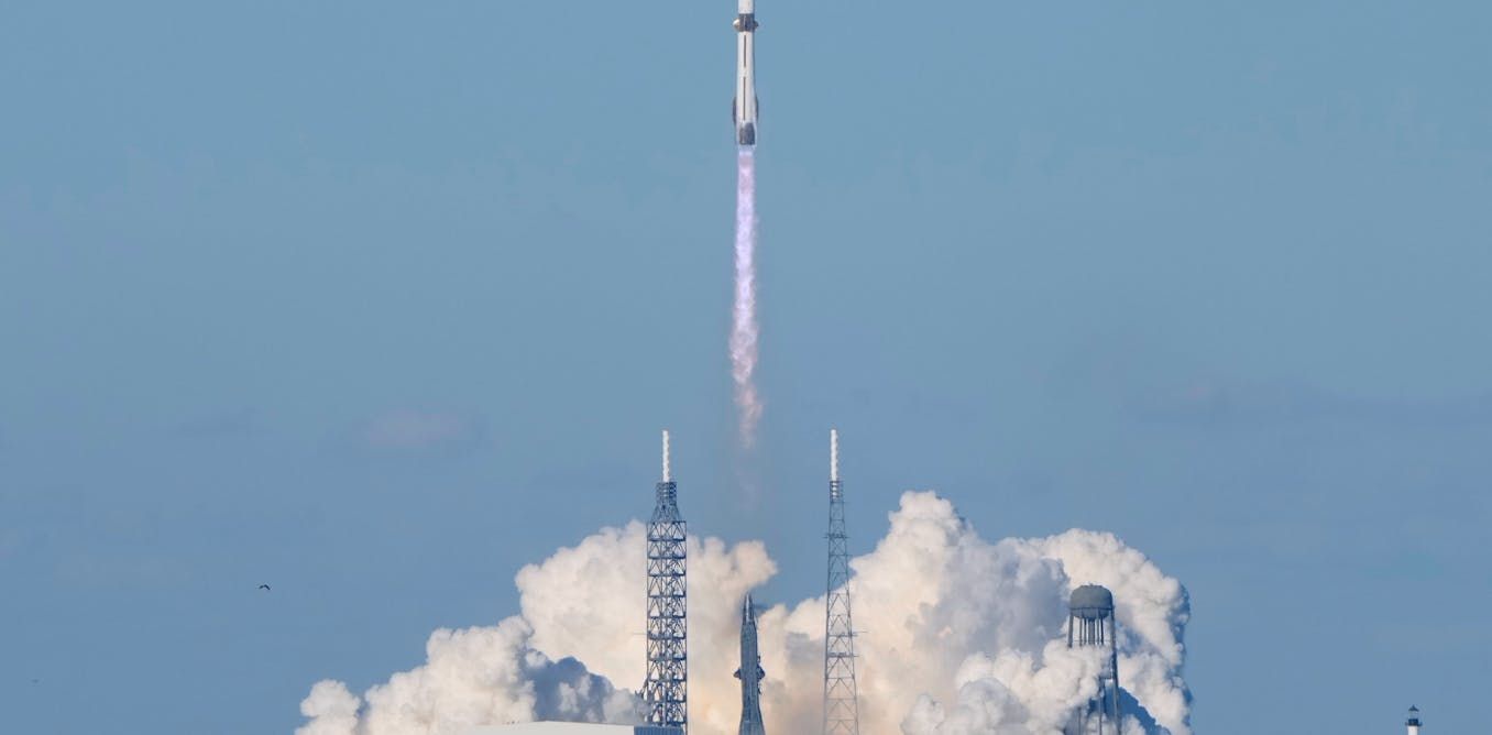 Blue Origin’s New Glenn rocket landed its booster on a…