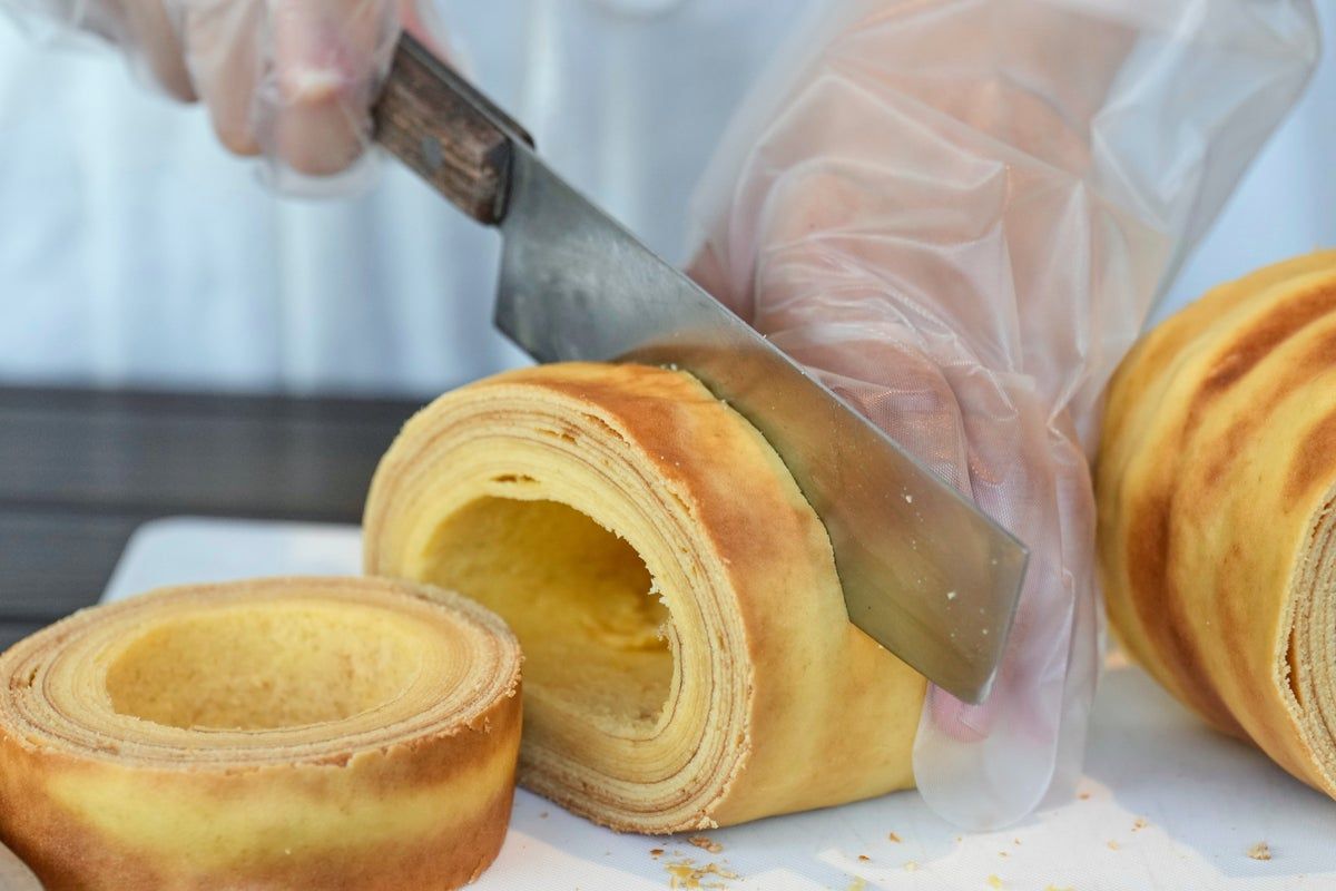 German Baumkuchen 'tree cake' survived a disaster and…