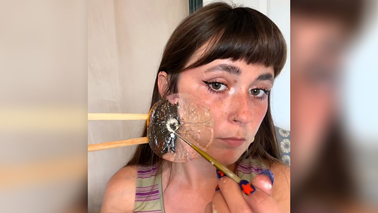 This painter's optical illusion artwork is real-life…