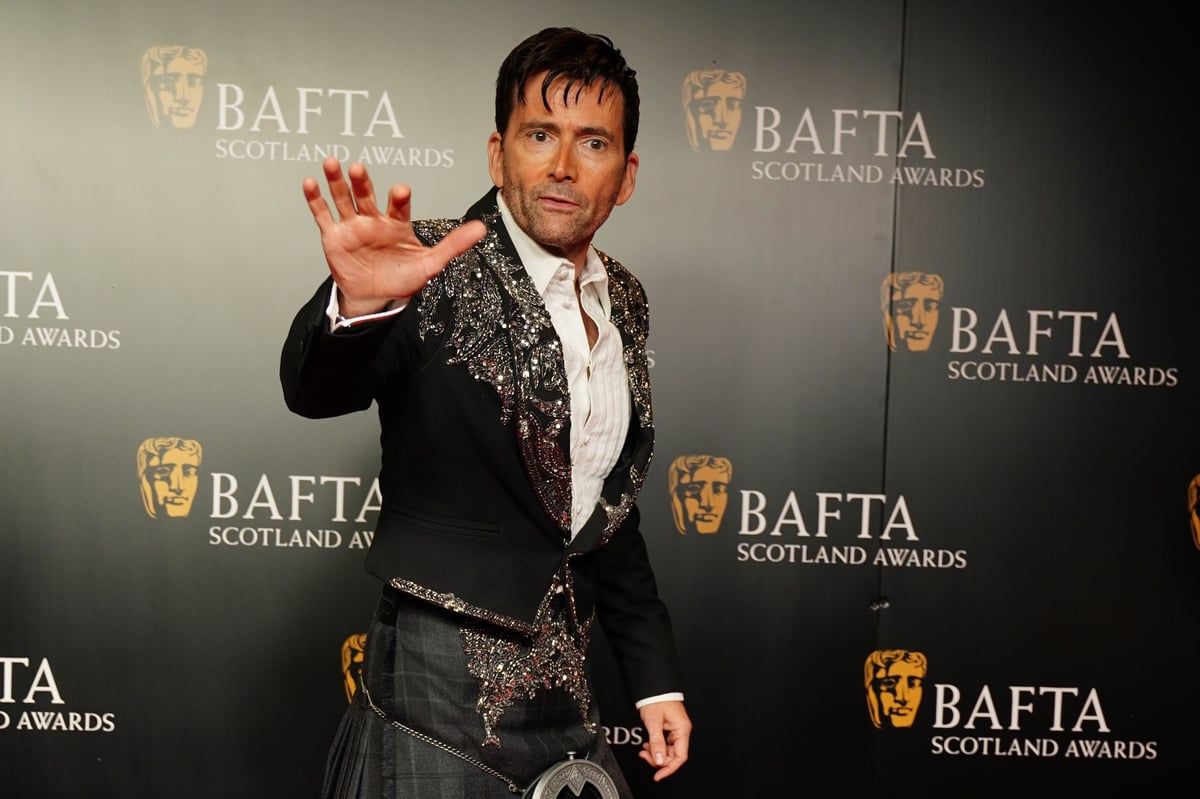 Ewan McGregor and David Tennant at Bafta Scotland…