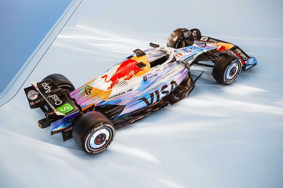 Racing Bulls unveils holographic F1 livery for Las…