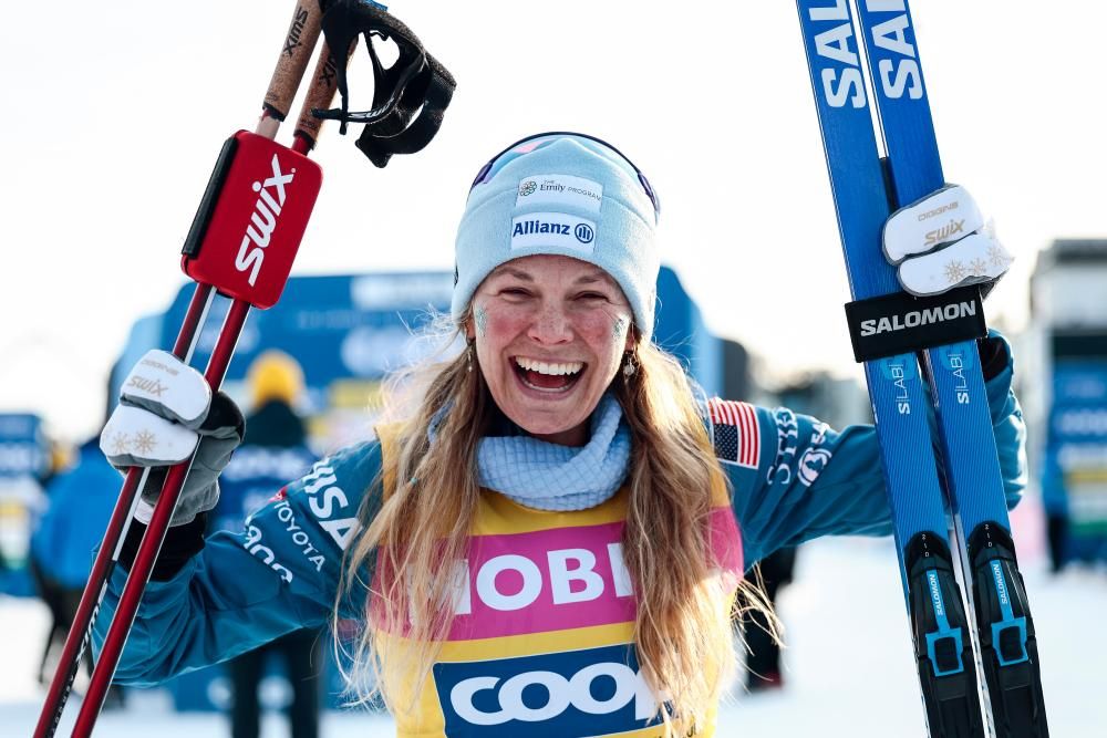 Jessie Diggins, trailblazing star of cross-country…