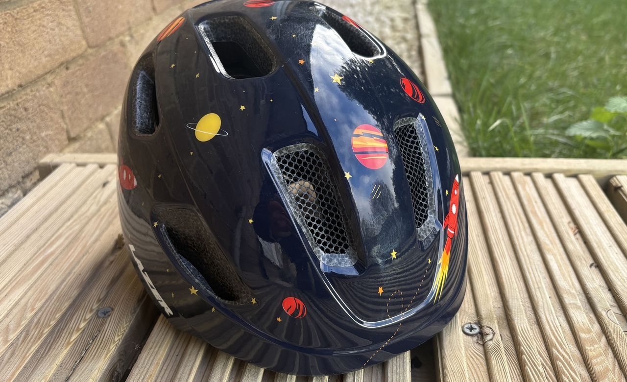 'A neat little helmet our young tester was happy to…