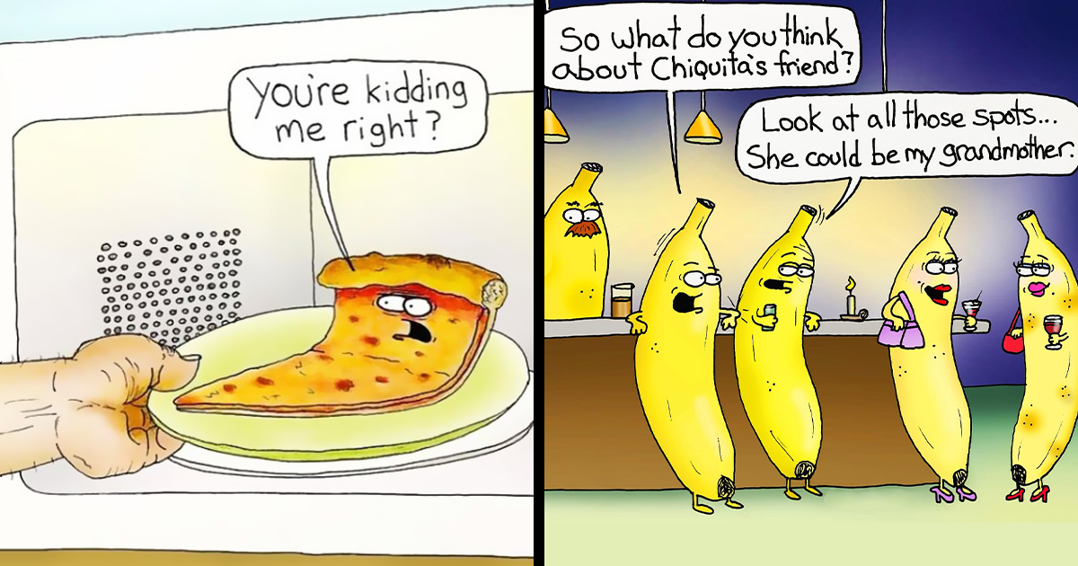 31 Humorous Comics That Explore The Wild Side Of Food…
