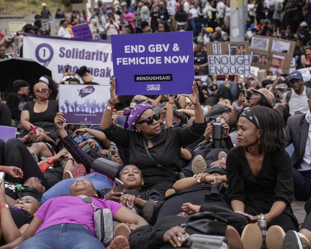 South Africa declares gender-based violence a national…
