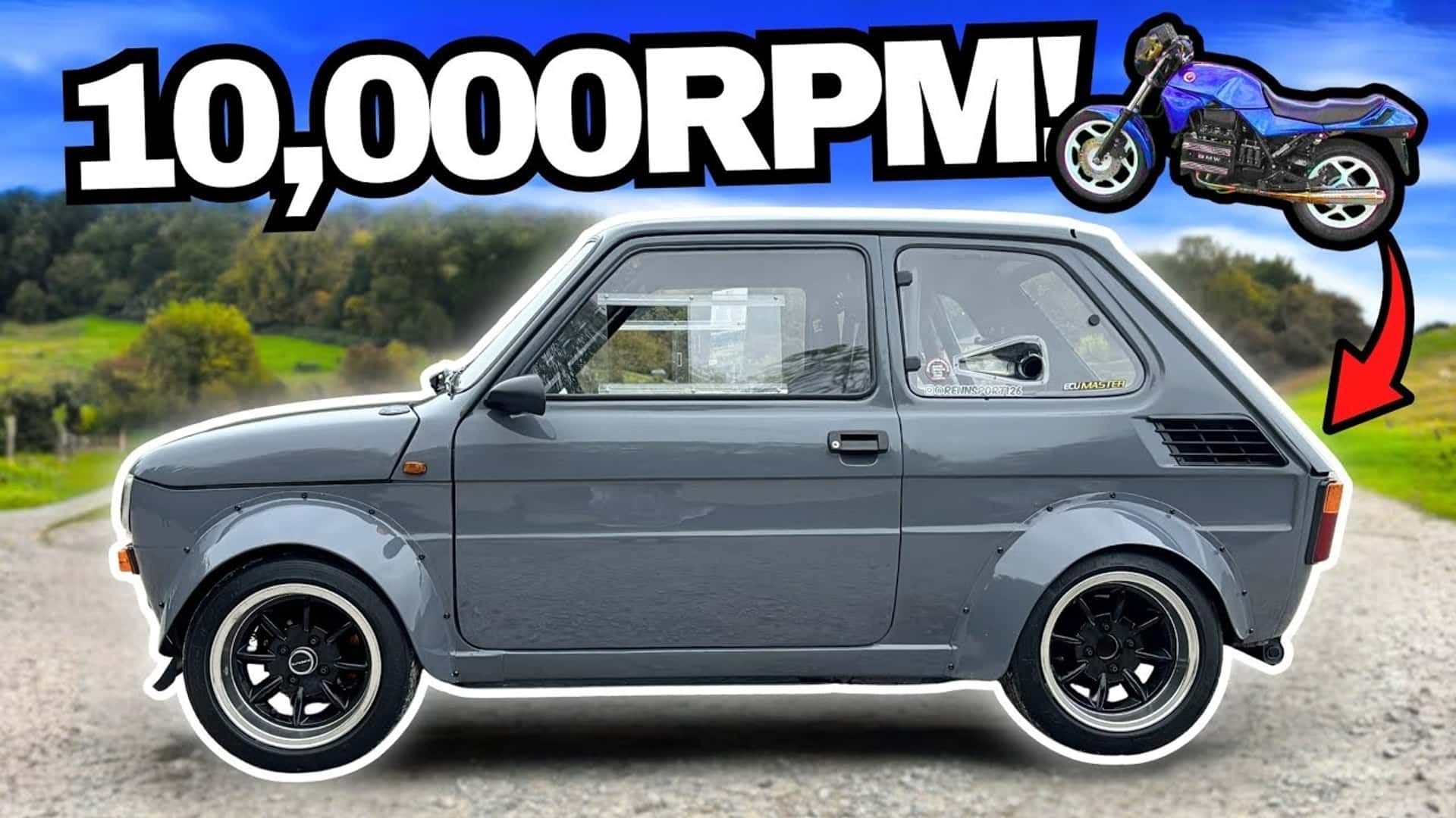 This Unbelievable BMW Motorcycle-Swapped Car Will Make…