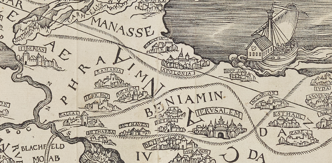 How the first Bible to include a map helped spread the…
