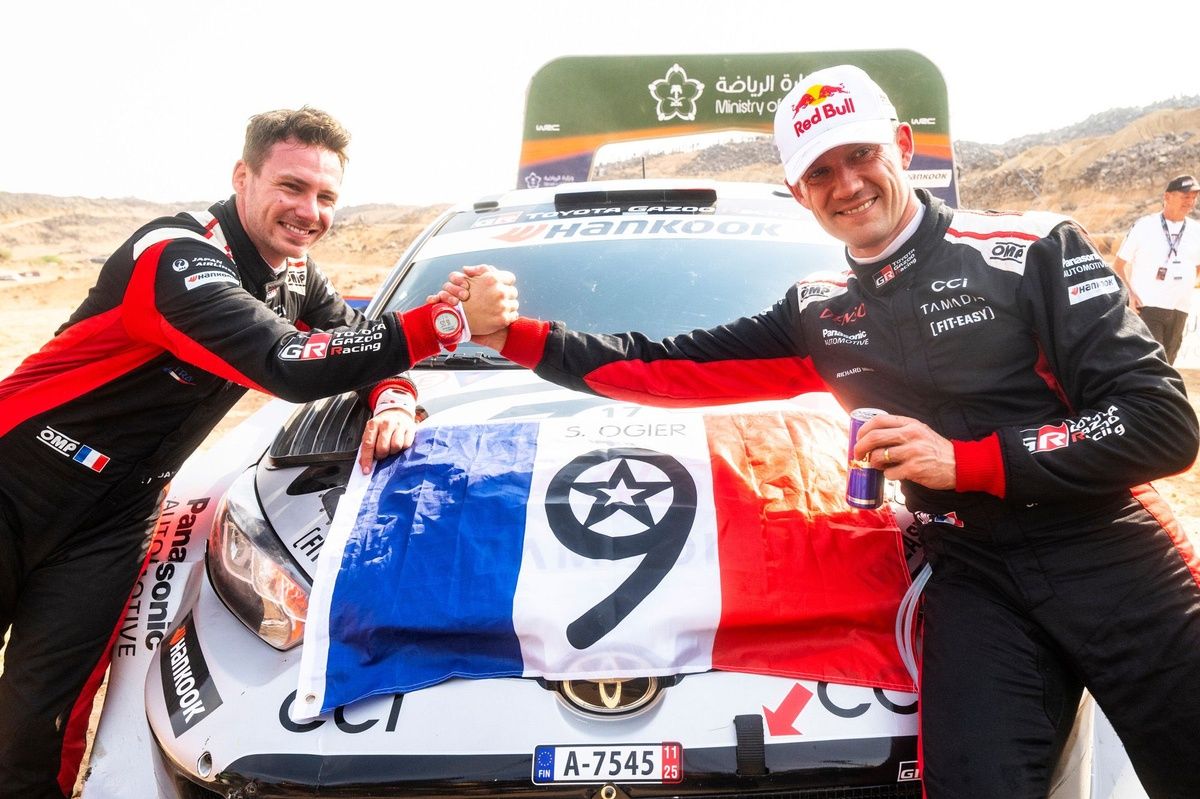 Ogier reacts to matching Loeb record after "strongest"…