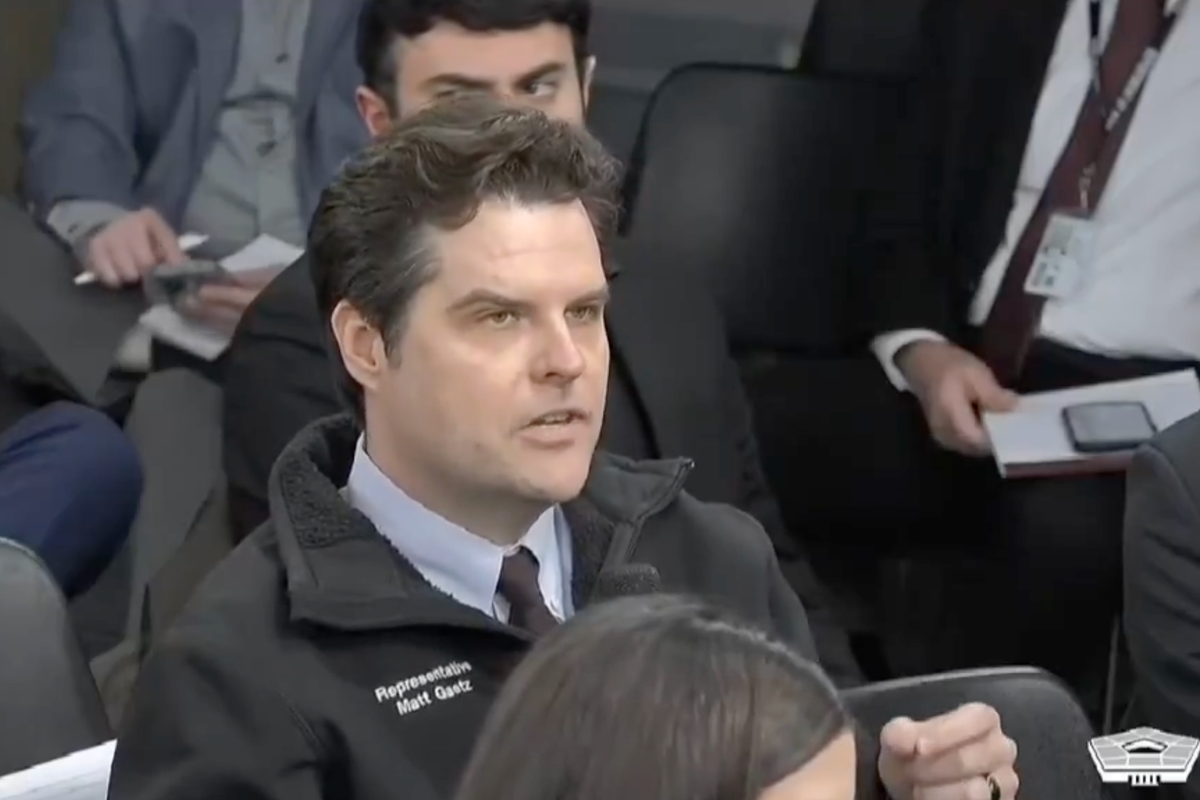 ‘Scruffy’ Matt Gaetz grills administration in first…