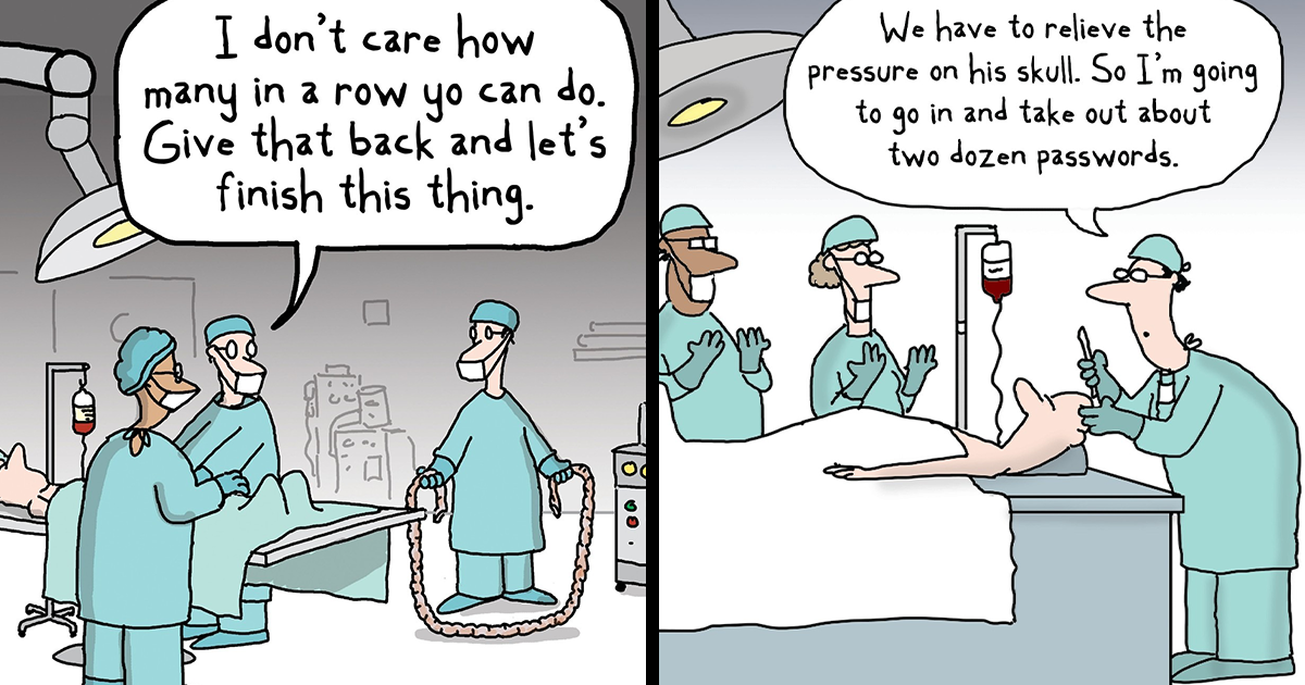 22 Hilarious Hospital-Themed Cartoons By Dave Blazek