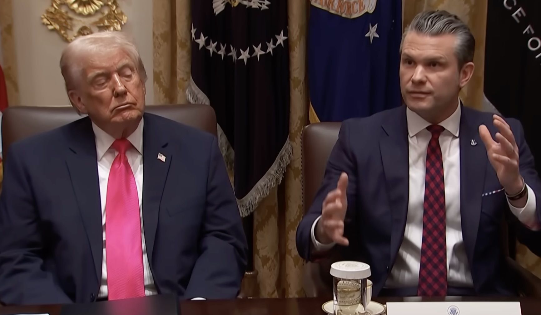 'SSecretary Of War': Typo at Trump Meeting Spurs 'Nazi…