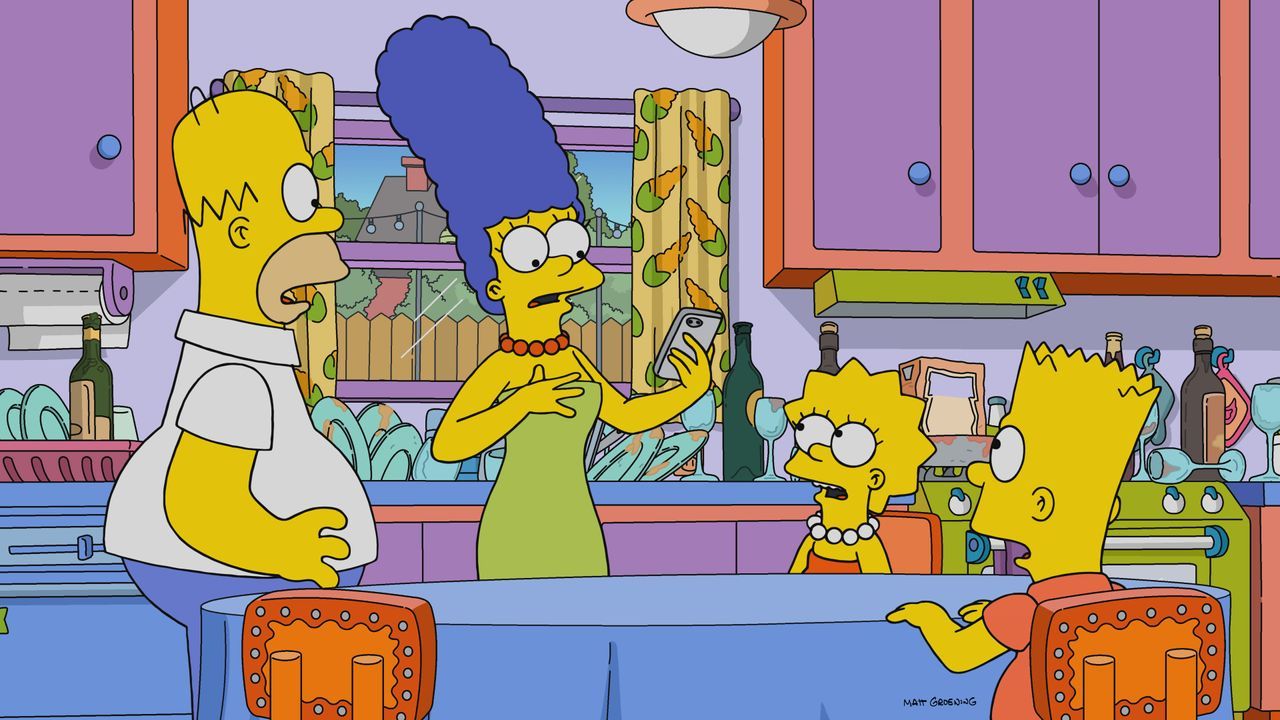 Homer Simpson breaks the bad news that The Simpsons…