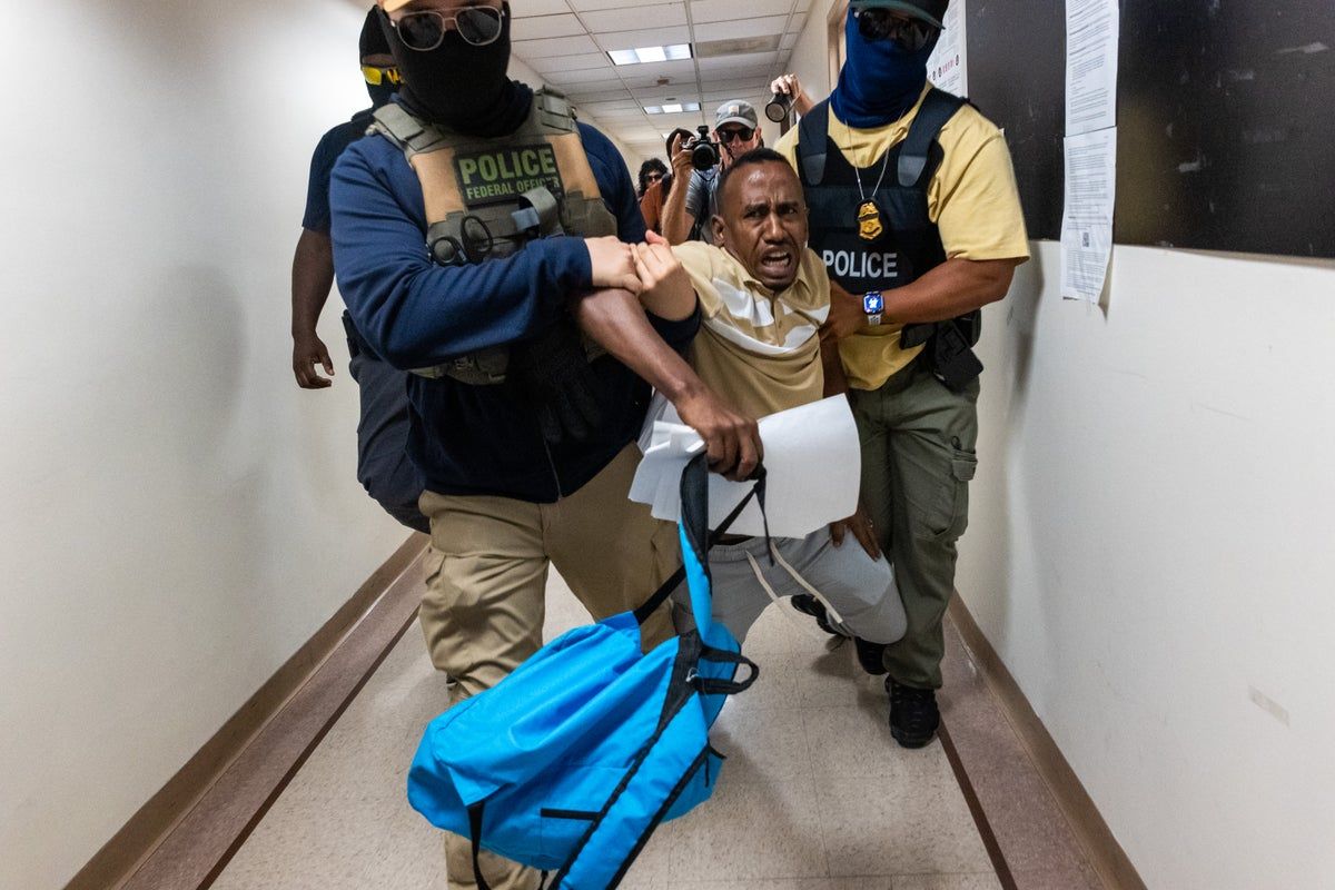 ICE arrested nearly 75,000 people with no criminal…