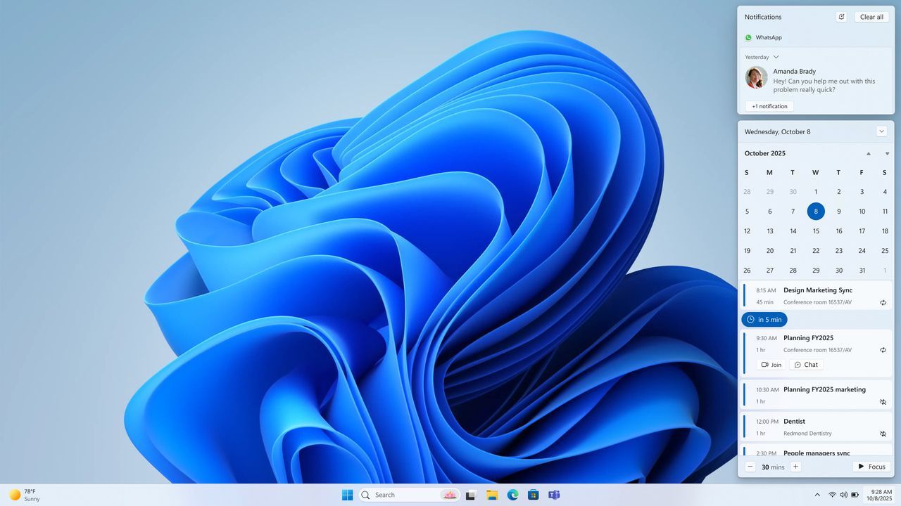 Windows 11 will finally get its missing Agenda view