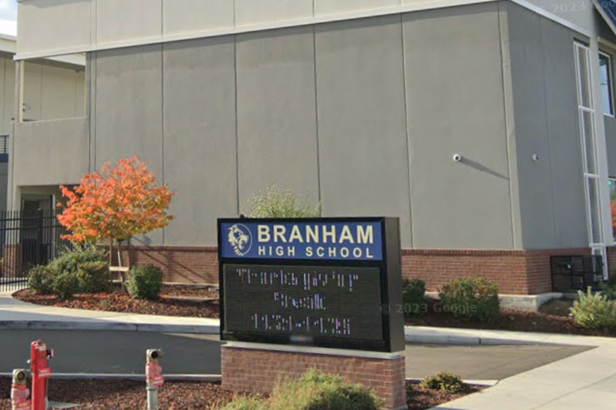 Outrage after California students form ‘human…