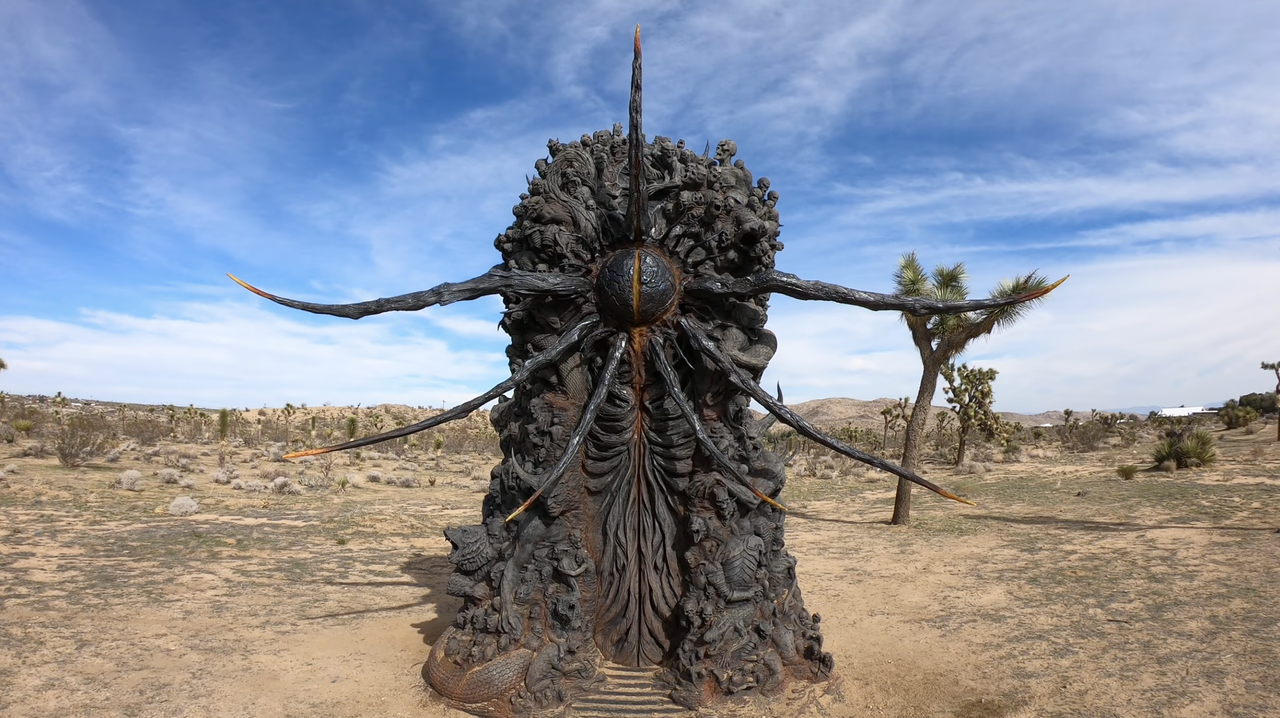 The mystery of The Game Awards statue in the desert…
