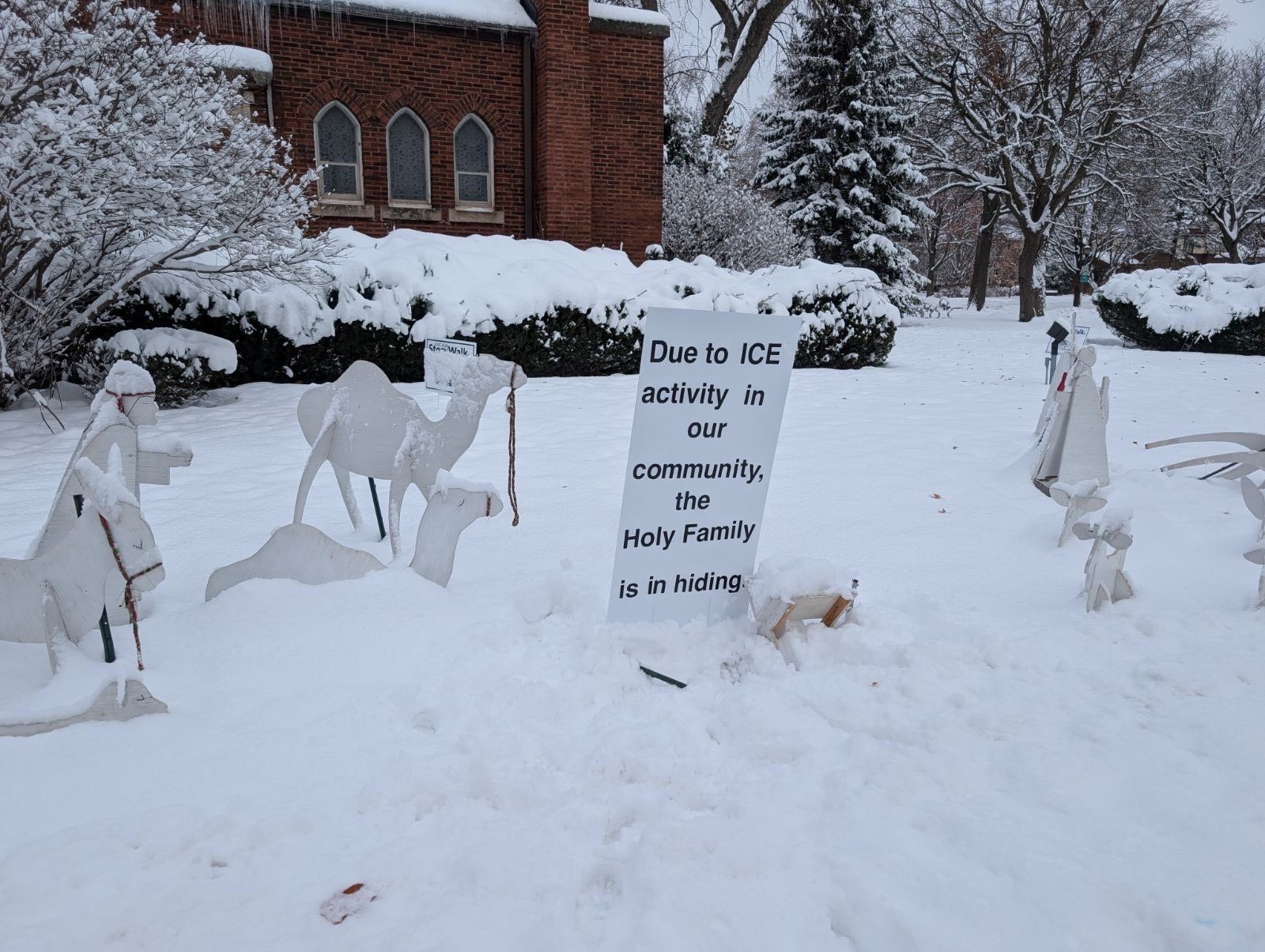 Churches in Chicago and Boston Turn Nativity Scenes…