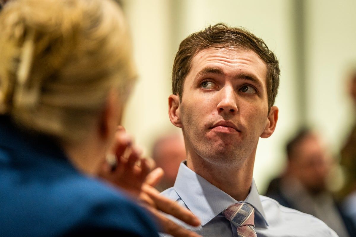 Charlie Kirk’s accused assassin Tyler Robinson smirks…