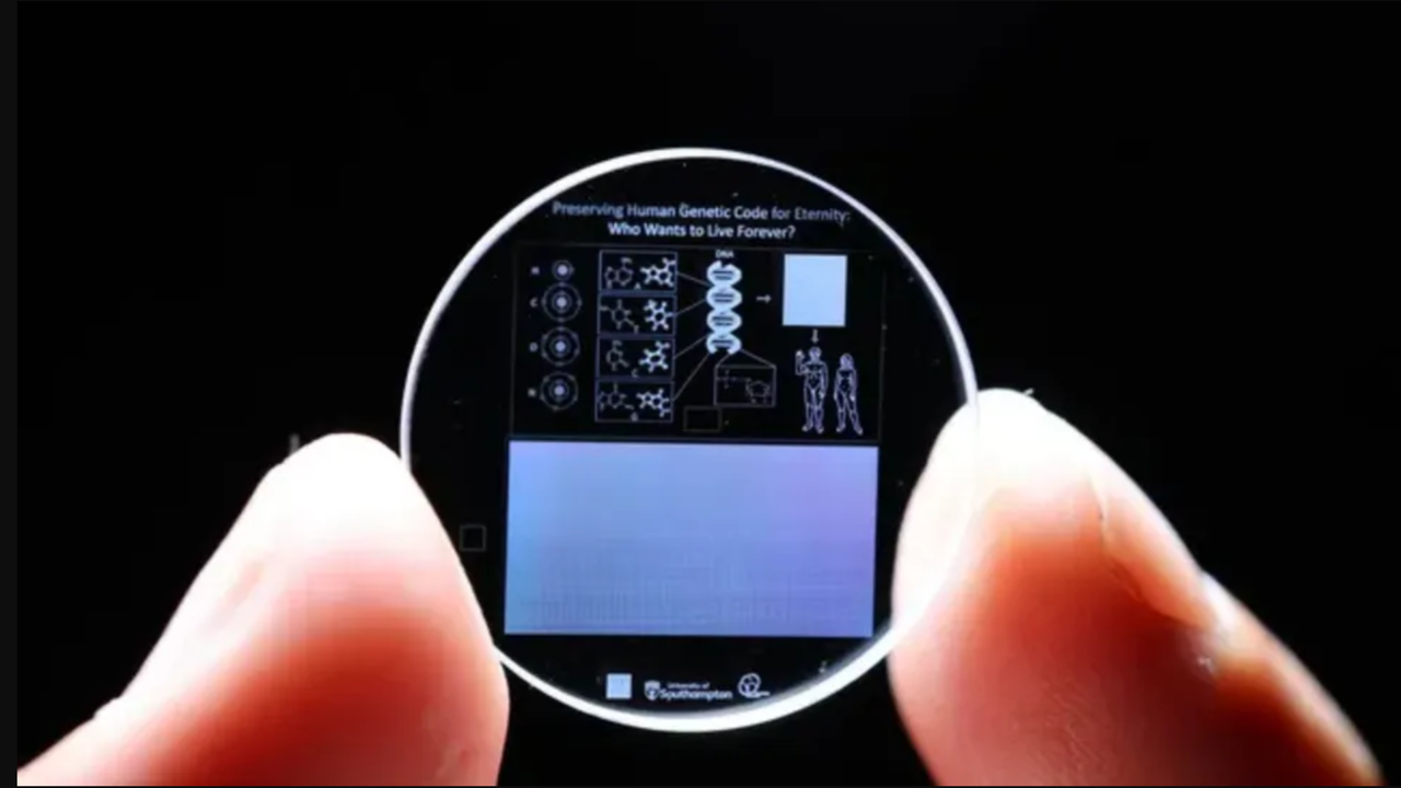 Groundbreaking "5D memory crystal" storage could last…