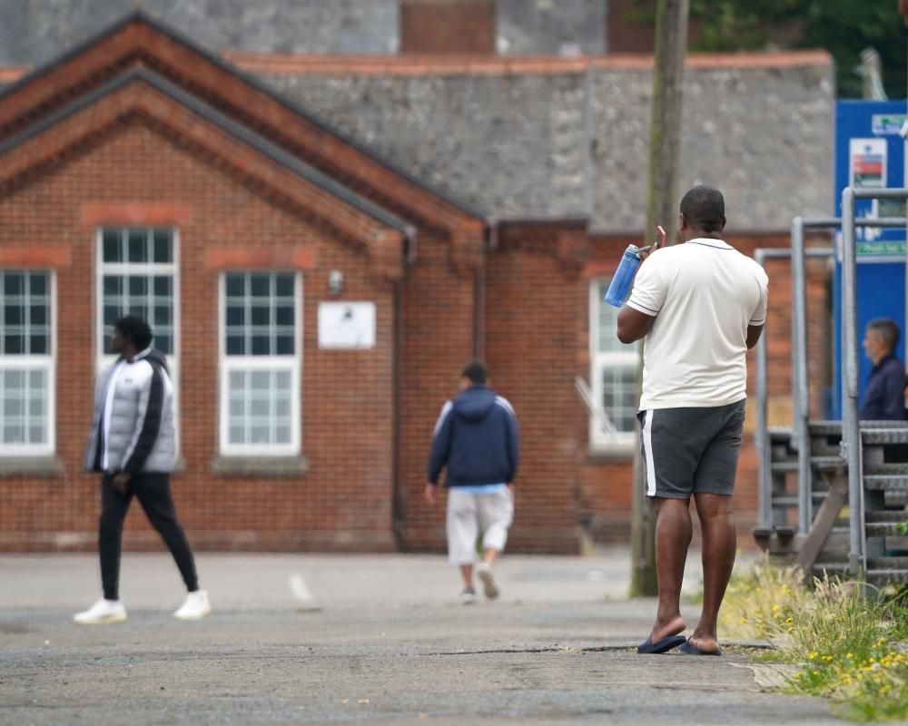 UK’s first military barracks housing asylum seekers…