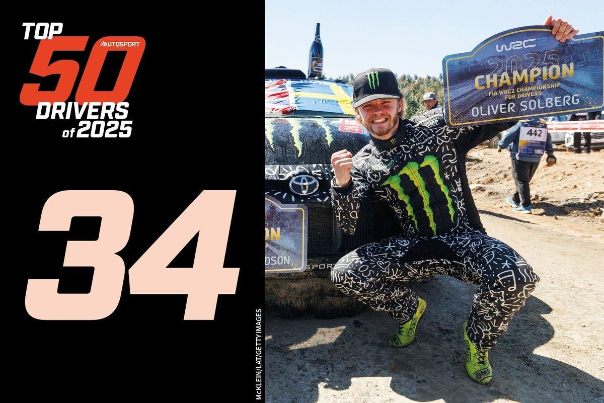 Autosport Top 50 of 2025: #34 Oliver Solberg