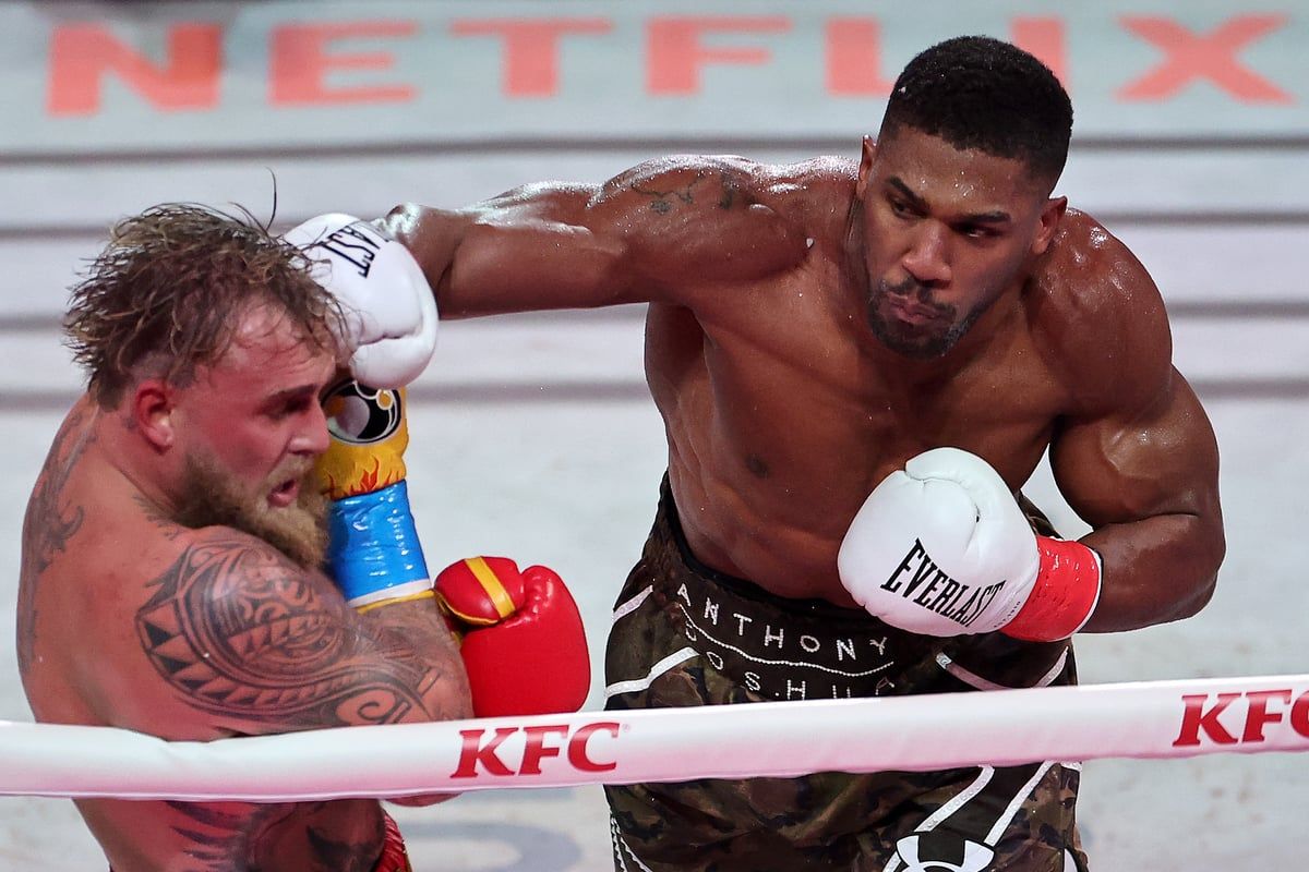 Anthony Joshua knocks out Jake Paul in round six of…