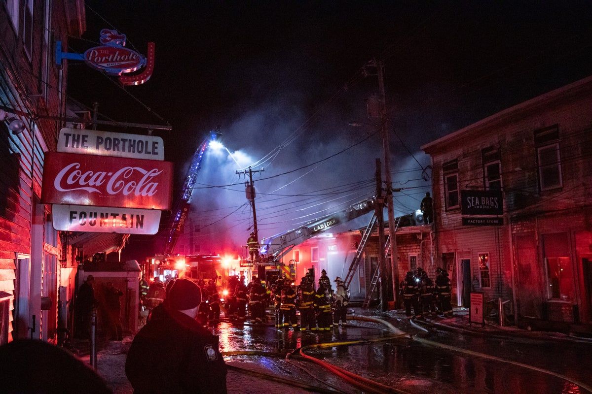 Fire in Portland’s Old Port damages its historic…