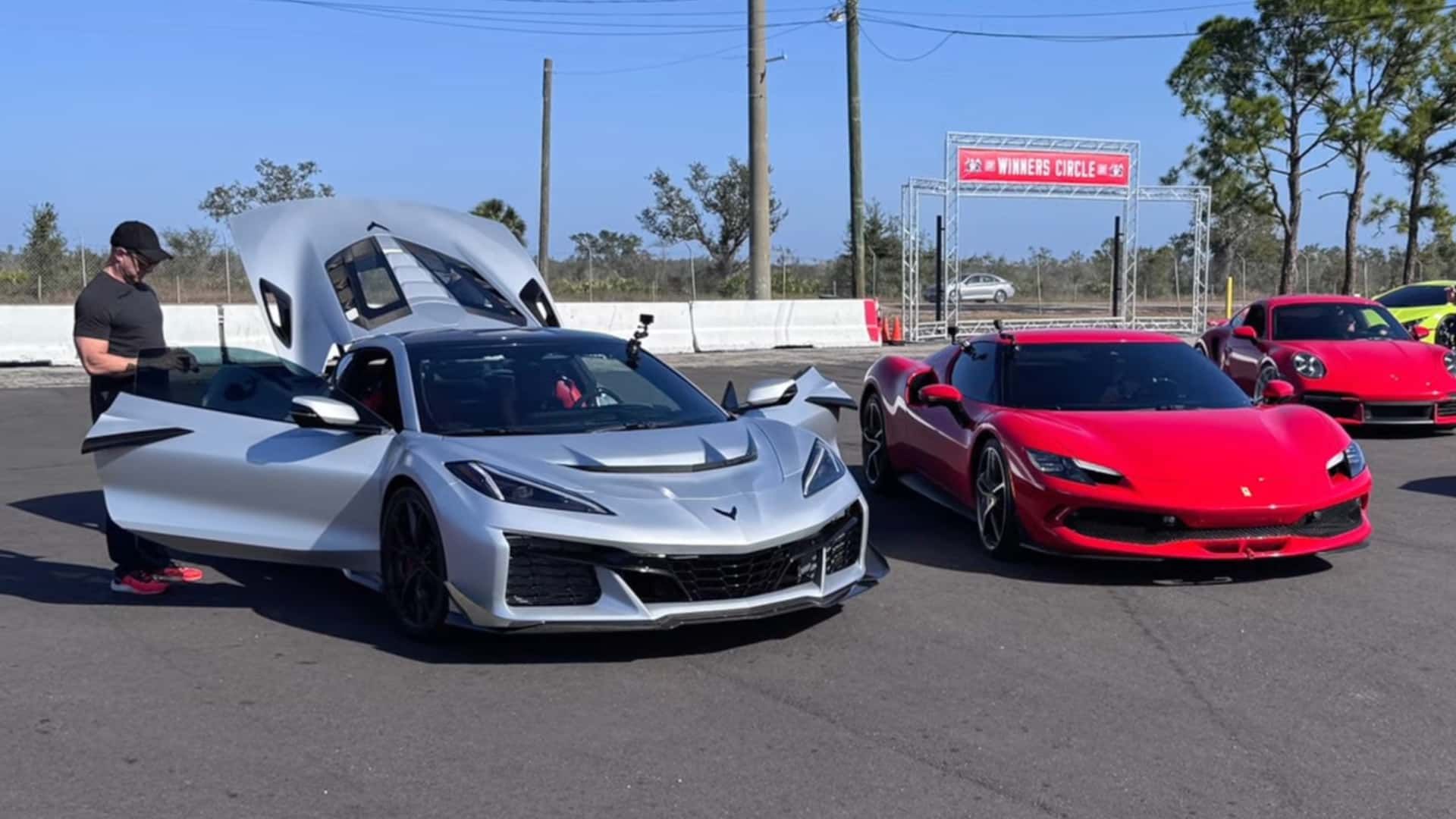 Corvette ZR1 Stuns Ferrari 296 GTB in a Drag Race