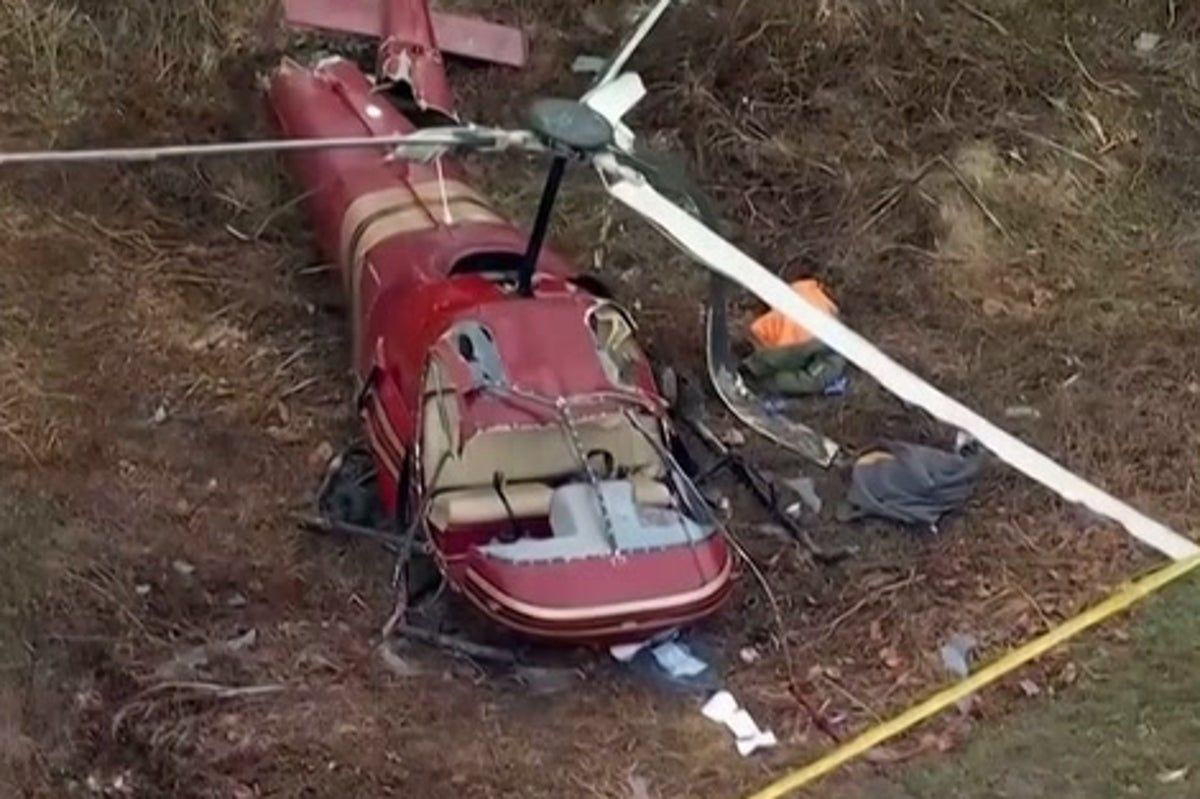 Helicopter spins out of control after deadly midair…